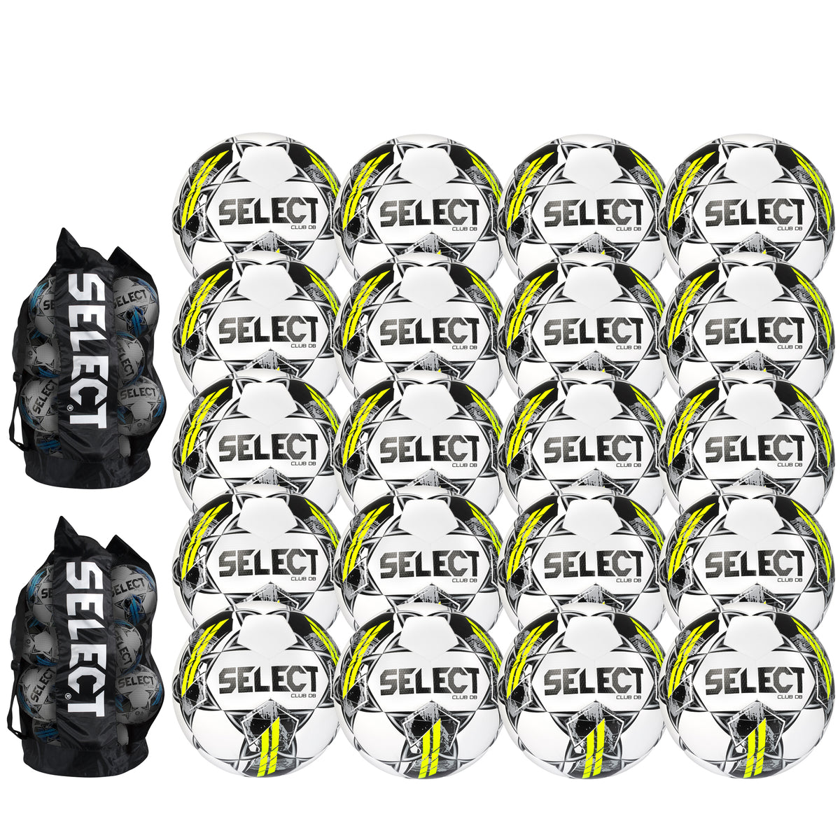 Club DB v22 Pack - 20 Balls with 2 Duffle Bags